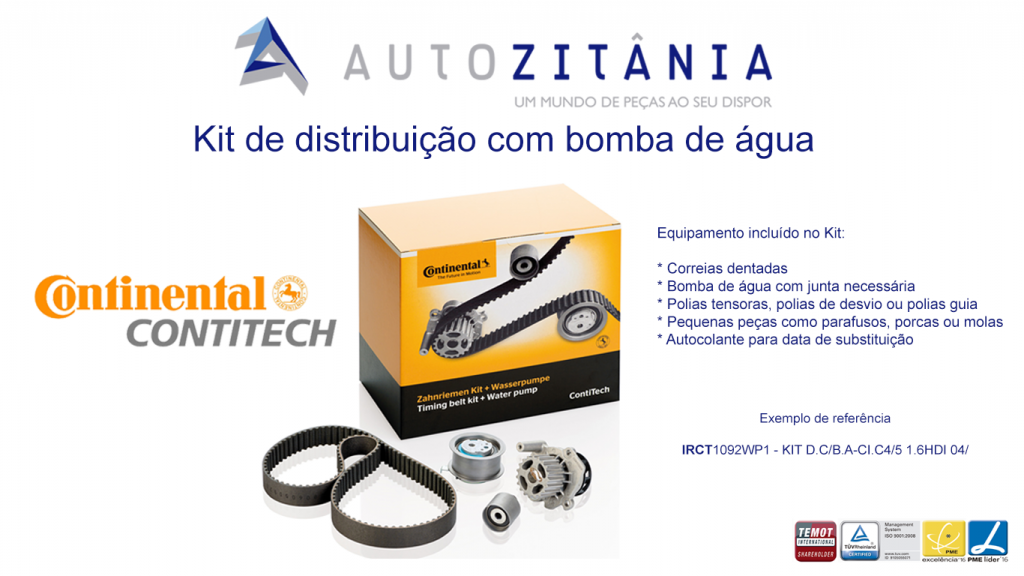 KIT DE DISTRIBUIÇÃO CONTITECH