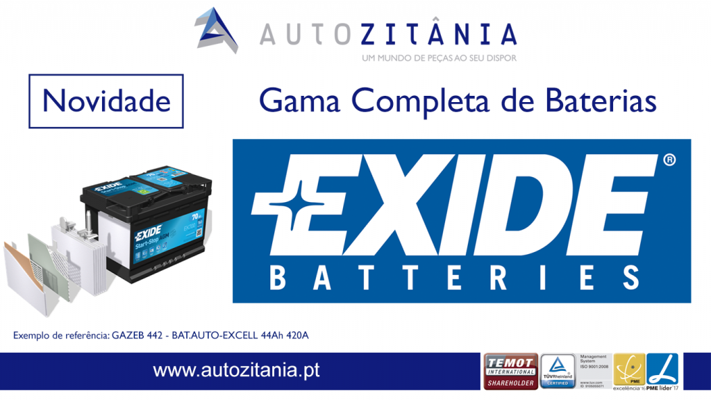 Gama de Baterias Exide